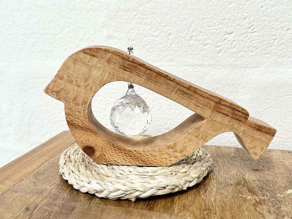 Suncatcher Bird Wood Tabletop - RT Studios handmade